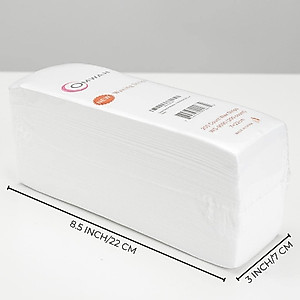 Omwah Beauty Professional Grade Facial and Body Non Woven Epilating Wax Strips Large 3 x 9 Hair Removal 200 Count