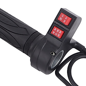 VGEBY 1Pair Electric Bike Throttle Grip, 3 Speed Control Throttle Hand Grips for Electric Bikes with Forward and Reverse Gear Electric Accessories