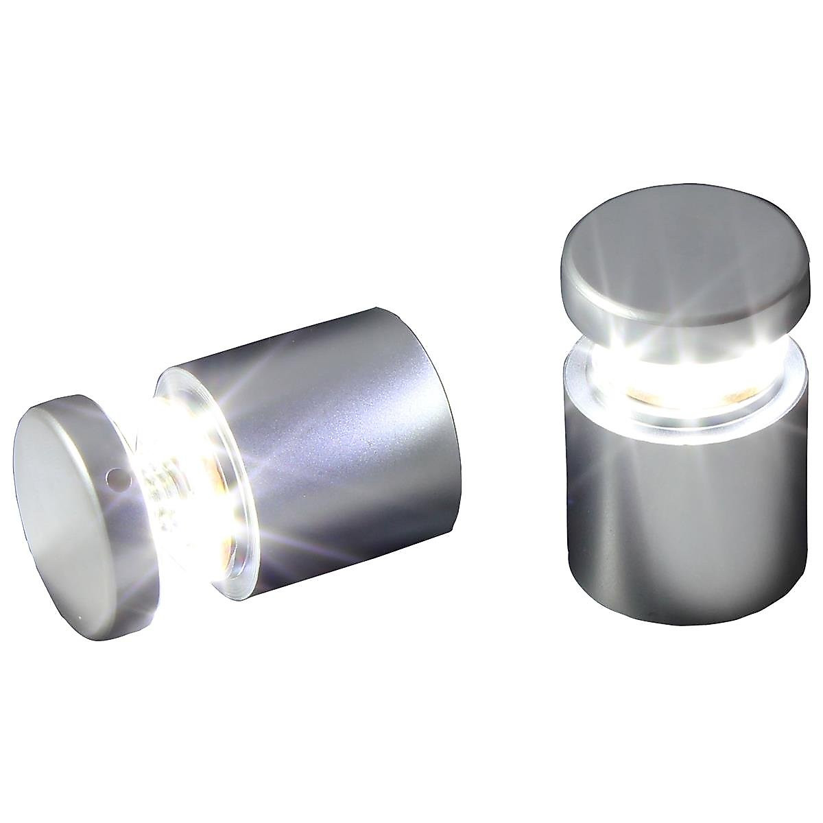 White LED Illuminated Standoff Mount Kit Supports Signs Up To 3/8-Inch Thick, Wall Mount, Low Voltage, 3-Dimensional Display