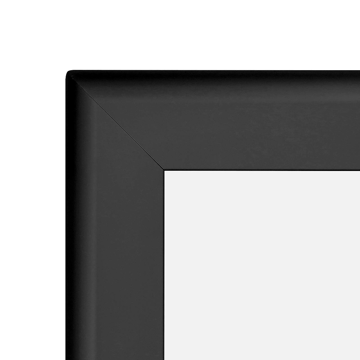 SnapeZo 2-Pack 36x48 Inches Black Poster Frames, Front-Loading Snap Frame, 1.7" Aluminum Profile, Wall Mounted