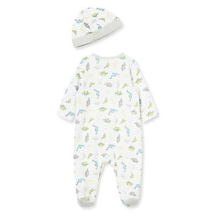 Little Me baby boys and Toddler Sleepers, Dinosaur Print, 6 Months US