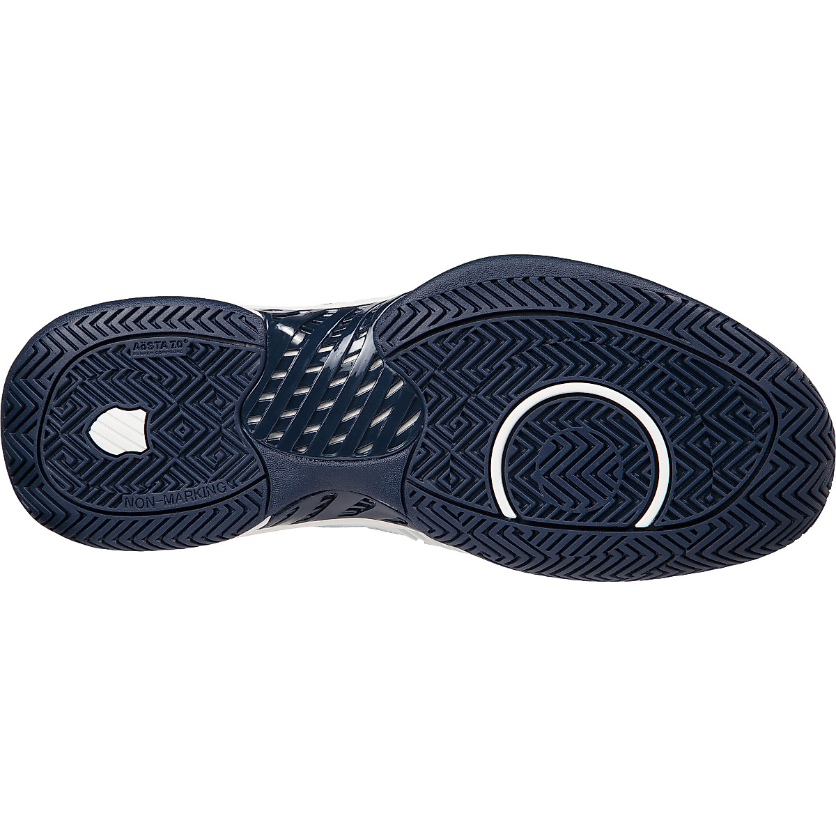 K-Swiss Men's Hypercourt Supreme Tennis Shoe, Barely Blue/White/Navy, 9 M