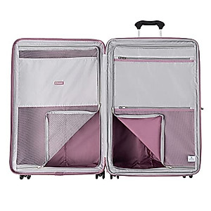 Travelpro Maxlite Air Hardside Expandable Luggage, 8 Spinner Wheels, Lightweight Hard Shell Polycarbonate, Orchid Pink Purple, Checked-Large 28-Inch