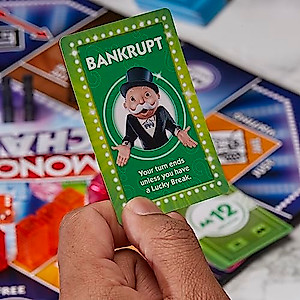 Hasbro Gaming Monopoly Chance Board Game for Adults and Kids | Fast-Paced Family Party Game | Ages 8+ | 2-4 Players | 20 Mins. Average