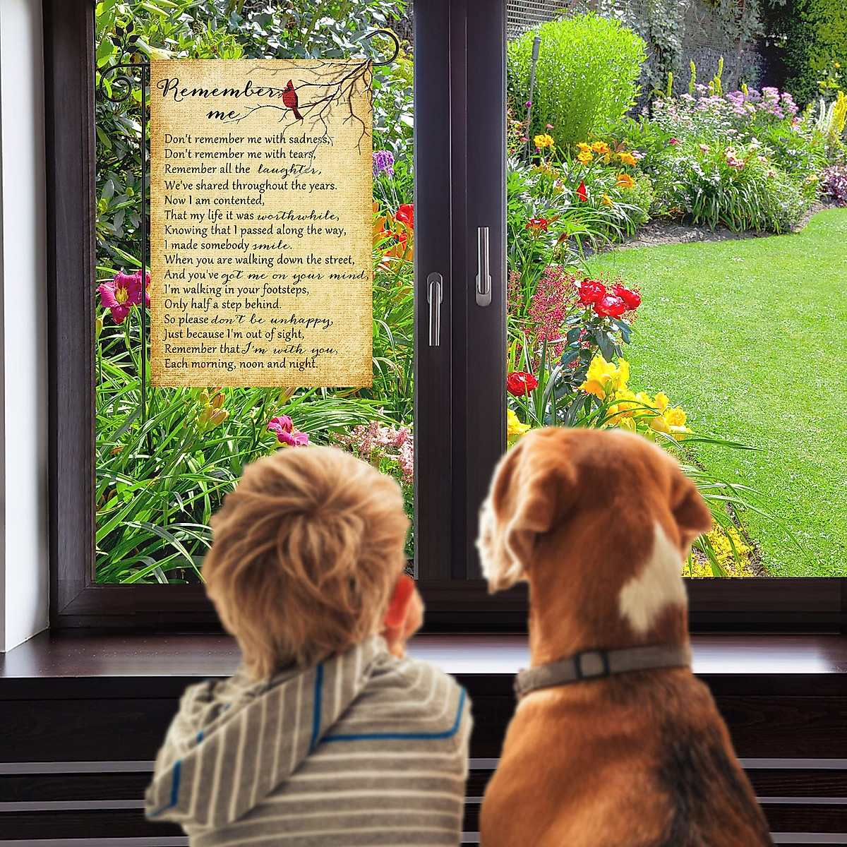 Unittype Cardinal Garden Flag - Memorial Decor