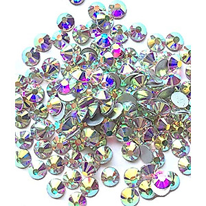 Jollin Glue Fix Crystal AB Flatback Rhinestones(ss20 1440pcs)