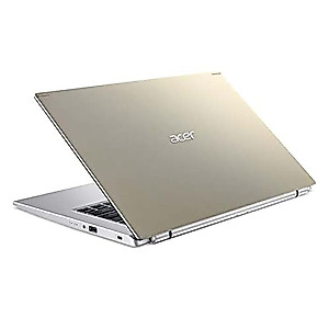 Acer Aspire 5 Slim Laptop in Gold 11th Gen. Quad Core Intel i5 up to 4.2GHz 8GB RAM 256GB SSD 14in Full HD Iris Xe Graphics Windows 11 (Renewed)
