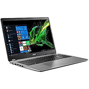 2020 Acer Aspire 3 15.6" Full HD 1080P Laptop PC, Intel Core i5-1035G1 Quad-Core Processor, 8GB DDR4 RAM, 256GB SSD, Ethernet, HDMI, Wi-Fi, Webcam, Numeric Keypad, Windows 10 Home, Steel Gray