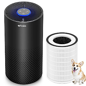 Air Purifiers for Home Large Room Up to 1076 Ft² KILO, Afloia Washable & Removable Pet Replacement Filter