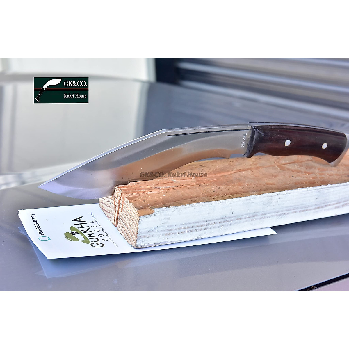 GK&CO. Kukri House Genuine - 8" AEOF Afghan Official Issued Genuine Kukri/Khukuri Knives Red Sheath GK&CO.Kukri In Nepal