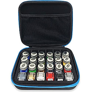 Testors Model Paint Enamel 10pc Paint Set, Pixiss Model Paint Storage Case for Testors Paints (Holds 30 Bottles)