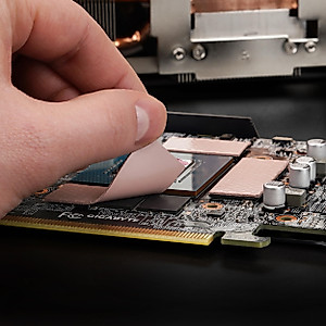 Thermal Grizzly - Minus Pad 8 (100x100x2,0mm) - Self-Adhesive Cooling Conductive Thermal Pad - Elastic and Adaptable Silicone Thermopad CPU/GPU/PS4/PS5/Xbox