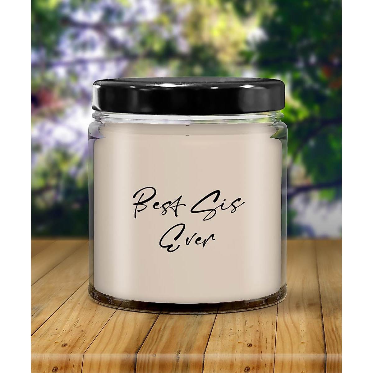 Best Sis Ever Candle Vanilla Scented Soy Wax 9oz Candle