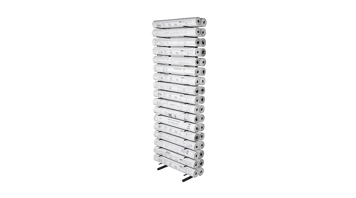 Brookside Design VR165 Blueprint Storage Rack - High Capacity