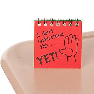 Really Good Stuff The Power of Yet! Self-Assessment Mini Flip Chart, Set of 12 – Self-Assessment Cards for Students in Grades K-5, Promote a Growth Mindset with Motivational Messages