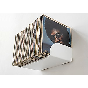 TEEbooks Bookshelf - Set of 2 Shelves - Steel - White - 45 x15 x 25 cm - for Large Format Books, Comics, Art Books