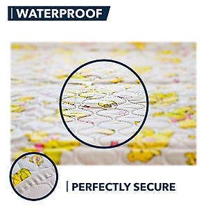 Changing Mat - Biggest Waterproof & Reusable Portable Changing Pad 25.5"x31.5" for Change Diaper in Any Places On The Go - Wipeable Compact Baby Change Cover Liner - Unisex Design for Girls & Boys