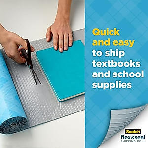 Scotch Flex and Seal Shipping Roll, 10 ft x 15 in, Just Ship It, No Boxes, No Tape, Easy Packaging Alternative to Poly Mailers, Shipping Bags, Bubble Mailers, Padded Envelopes, Boxes (FS-1510)