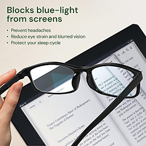 Gaoye Reading Glasses Men/Women, Eyeglasses, Blue Light Readers for Men/Women, Eye Glasses