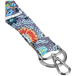 Vera Bradley Women's Cotton Wide Lanyard, Citrus Paisley - Recycled Cotton, One Size
