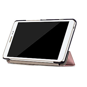 MNtech Sleep Folding Stand Leather Protective Case Cover For HUAWEI MediaPad T2 8 Pro 8inch (Rose Gold)