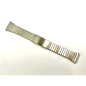 TIMEX 16-20MM Stainless Silver Expansion Fast FIT Strap Watch Band 6.8 INCHES Long
