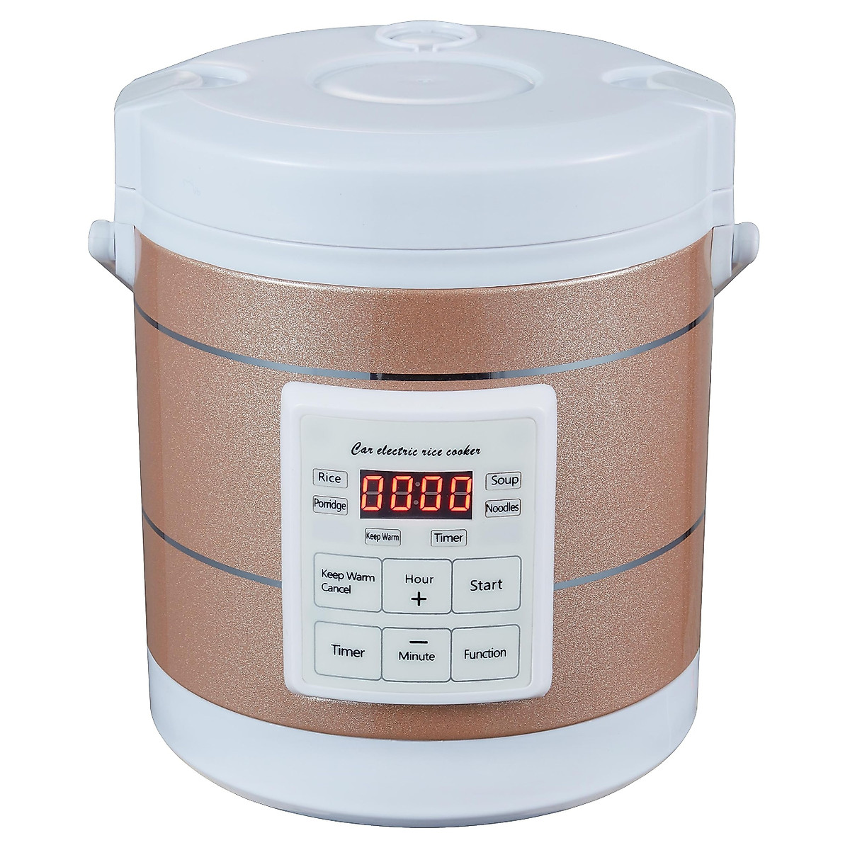 AMIEROUS 1.6L rice cookers (car cooker 12v-24v Gold)