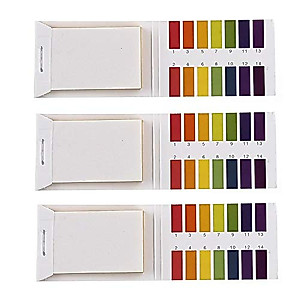 80 Strips Professional 1-14 Ph Litmus Paper Ph Tester Papers Ph Meters Indicator Paper Water Cosmetics Soil Acidity Test Strips