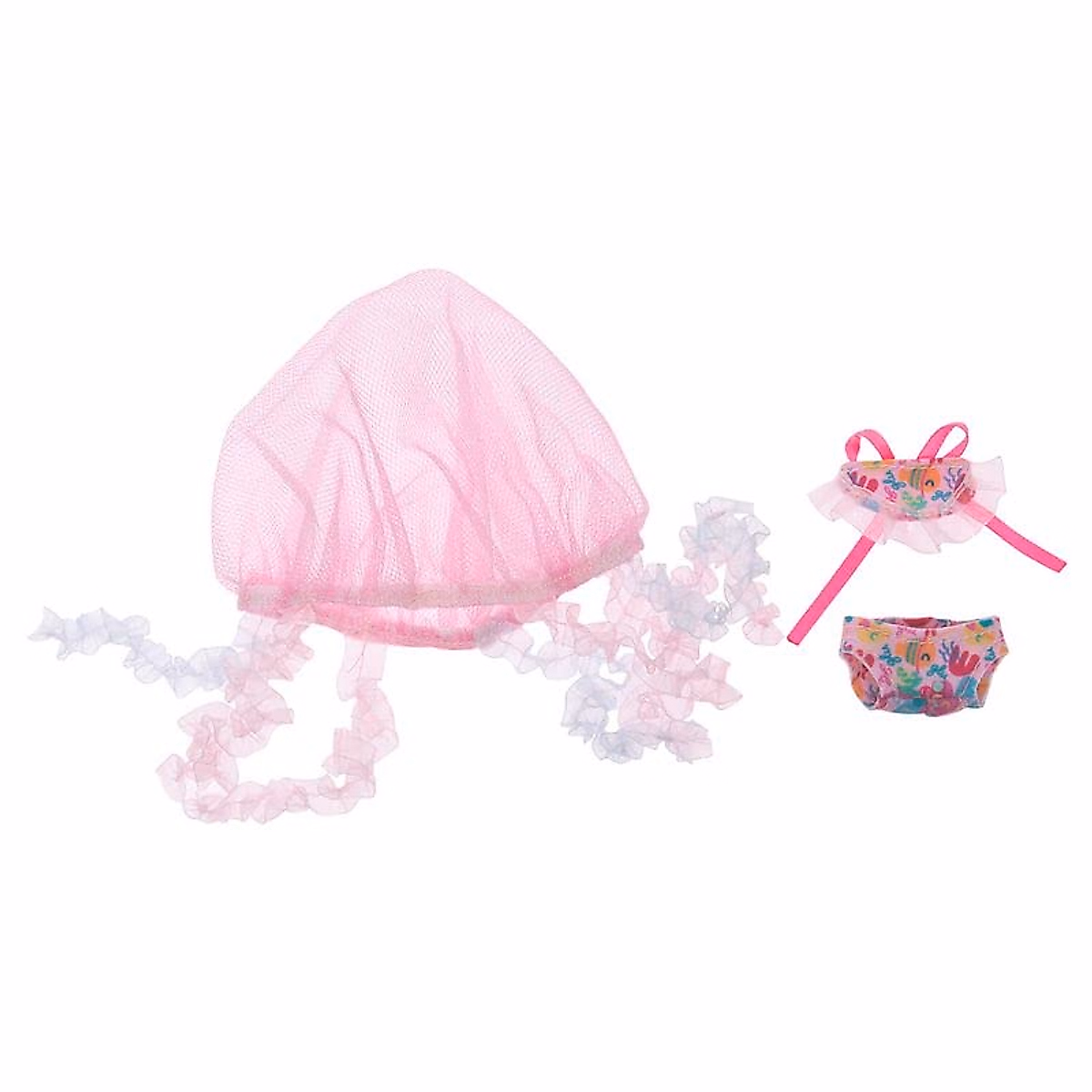 Nerlie Neonate Aquanerlie Aquamerito Clothing Wear - Pink Jellyfish Motiff Dress Romper and Hat - KSI-Merito Glu Glu by Distroller