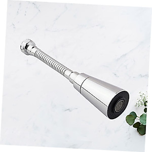Generic 2pcs Utility Sink Faucet Shower Faucet Flexible Faucet Extension Faucet Nozzle Extender Bathtub Faucet Extender Faucet Extension Adapter Aerator Tap Household Filter