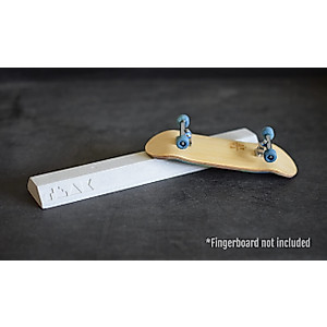Teak Tuning Monument Series Concrete Fingerboard Parking Curb Obstacle - 6" Long - Ultra Premium, Super Durable Polymer Modified Concrete - Sterling Gray Colorway