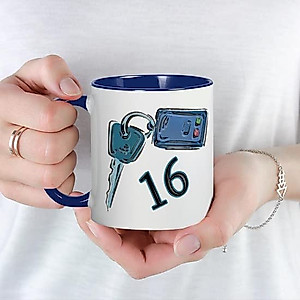 CafePress 16Th Birthday Keys Mug Ceramic Coffee Mug, Tea Cup 11 oz