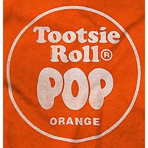 Brisco Brands Tootsie Roll Pop Orange Flavor Hoodie Sweatshirt Women Men