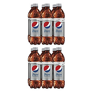 12 Bottles Diet Pepsi Cola, 16.9 fl oz