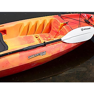 H2o Kayaks Deck Mounted Universal Paddle Clip (Only 1 Needed per Paddle) includes MARINE GRADE STAINLESS STEEL SCREWS