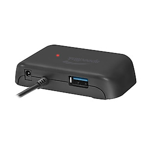 Speedlink Snappy EVO USB Hub with USB SuperSpeed Data Transfer at up to 5Gbit/s, 4-Port, Type-C to USB 3.0, Black