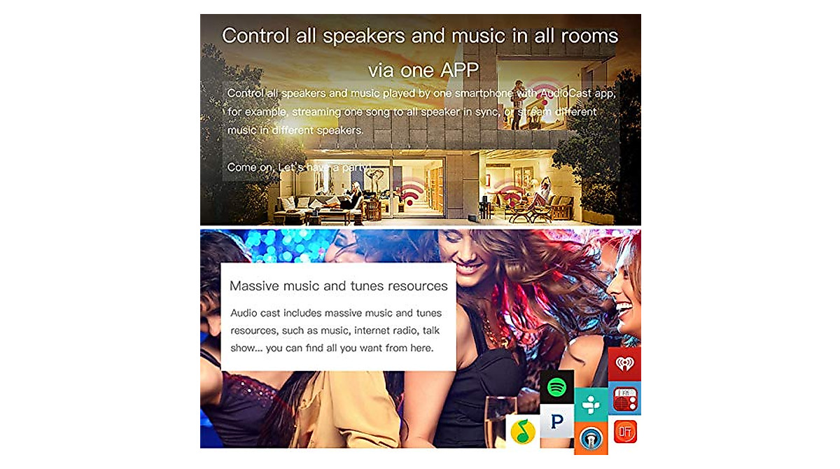 M5 AudioCast HiFi Music Receiver with Multi-Room Streaming