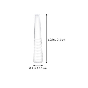 50pcs Tweezer Covers Transparent Tweezer Tip Covers Silicone Grafting Eyelashes Tips Covers Transparent Tweezer Point Protectors