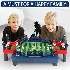 Football Table Interactive Game Soccer Games Table Foosball Table for Boy Adults Kids Family Game Night Fun Mini Foosball Indoor Outdoor Party Games Toys Gifts