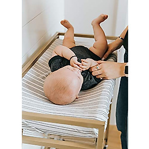 Premium Knit Diaper Changing Pad Cover"Midtown" by Copper Pearl