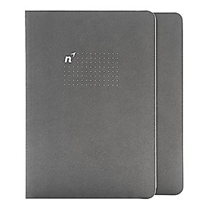 Northbooks A5 Dotted Bullet Notebook Journal | 5.8” x 8.2” Dot Grid Journals | Soft Cover Eco-Friendly Premium Recycled Cream Color Paper 144-Pages | Made in USA | 2-Pack