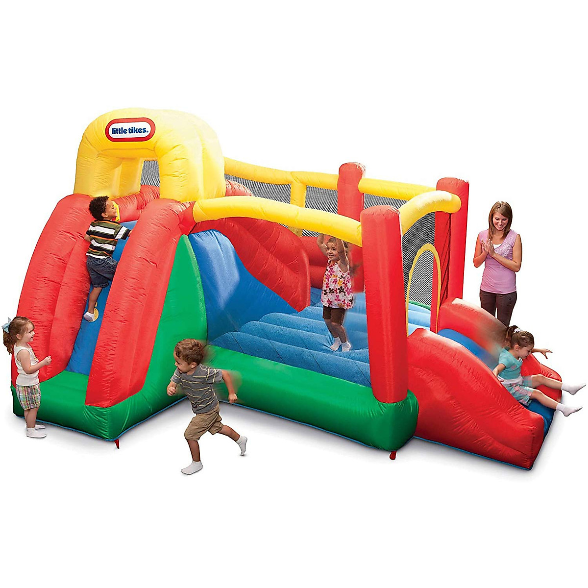 Little Tikes Double Fun Slide 'n Bounce Bouncer