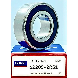 SKF Bearing 62205 2RS1 Size 25x52x18 100% Genuine