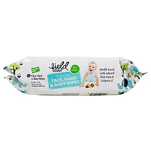 Field Day - Eco-Friendly Baby Wipes Resealable Refill Pack Unscented - 72 Wipe(s)