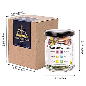 Bible Verse Jar, Bible Accessories Women, Inspirational Gifts for Women, Birthday Gifts for Women, Christian Gifts For Women, Religious Gifts for Women, Christian Easter Gifts for Women, Mom