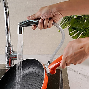 Hygie Rinse Kitchen Sink Side Sprayer Head Replacement Universal Sink Sprayer Attachment Compatible with Delta, Moen, Kohler OEM Brand, Kitchen Sink Faucet Sprayer Head, Chrome Finish