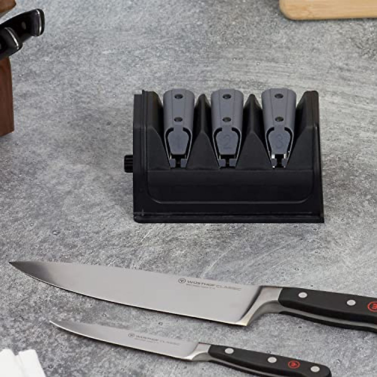 Chef'sChoice Replacement Module for 20-Degree Class Knives has Diamond Honing, Compatible with Commercial Knife Sharpener Model 0210008, 3-Stage, Black