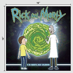 2023 Cartoon Network Rick and Morty Wall Calendar