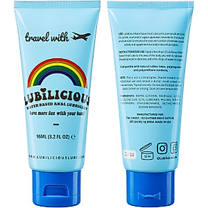 Lubilicious Water Base Lube 3.2 oz – Long-Lasting Water Based Lubricant – Discreet Personal Lubricant for Privacy – Smooth, Non-Sticky Water Based Lube for All Needs