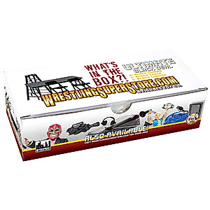 ULTIMATE Ladder, Table & Chairs Black Playset For Wrestling Action Figures